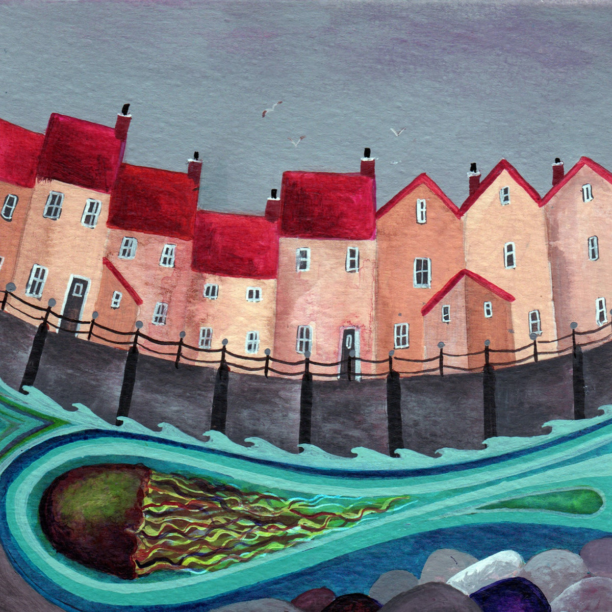 Caught in the Current - Fine Art Print – BRIDGET WILKINSON