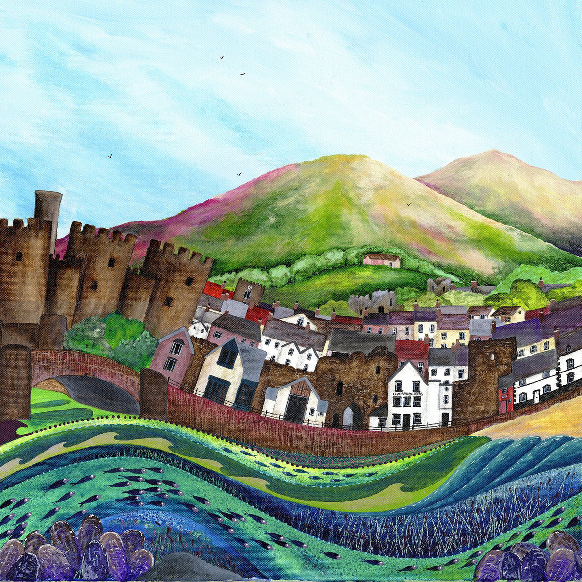 Conwy - Limited Edition Print – BRIDGET WILKINSON